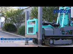 Crawler Mounted Water Well Drilling Rig Machine 300mm Dia Easy Operation