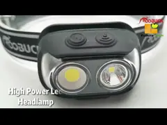 Mini Mining Lamp Flashlight LED COB P8 Bulb IP65 Rechargeable