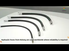 Textile Wire Braid Hydraulic Hose Single Layer For Hydraulic Oil