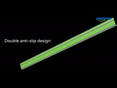 Aluminum Photoluminescent Stair Nosing Self Luminous Safety Warning