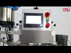 Stainless Steel Automatic Capping Machine Four Wheel 3000 Bottles / Hour Fast Speed