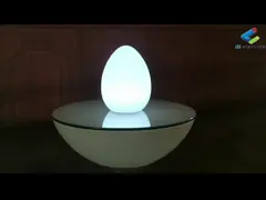Table Egg Shaped LED Lights PE Plastic USB Rechargeable For Bedroom