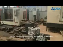 Large Waste Wood Crushing Machine Shredder 20t/H For Wood Pallet