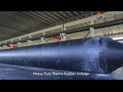 Heavy Duty Ship Launching Airbags No Air Leakage Natural Rubber