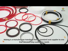 PTFE / NBR Hydraulic Piston Seals Ring Elastomer Extrusion Resistant