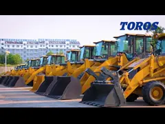 Wheel Backhoe Loader Machine 2500kg Loading Capacity High Performance