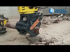 Excavator Construction Equipment Accessories Sawing Plate Hydraulic For Wood Cutting