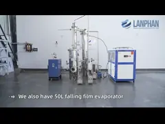Stainless Steel Falling Film Evaporator 50L Single Effect Vacuum Distillation