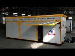 PPR Pipelines Bitumen Emulsion Plant Q235B Steel Cuboid Shape For Road Construction