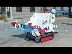 Skid Steer Mini Crawler Dumper Large Traction With Petrol Engine