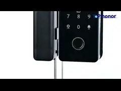 Glass Door Smart Fingerprint Door Lock Biometric With TFT Screen