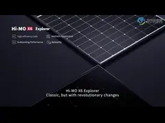 Black Frame Solar Photovoltaic Modules Panel 435W 440W High Efficiency