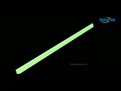 Yellow Green Photoluminescent Safety Products Anti Collision For Aluminium Corner