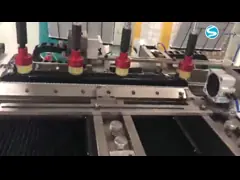 Pneumatic Control Radiator Making Machine 220V 380V With 150mm Head Plate