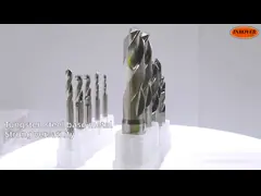 Tungsten Steel Carbide Drill Bits Bright Finish Superior Strength Uncoated