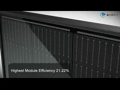 N Type Solar Photovoltaic Modules Monocrystalline Silicon Full Black