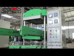 Frame Type Plate Rubber Vulcanizing Press Machine 26kw For Brake Pad