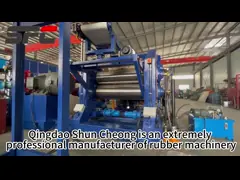 Fabric Rubber Calender Machine 380V Four Roller Wear Resistant