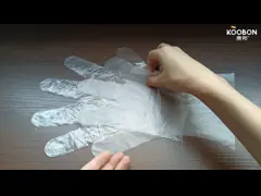 Food Service Disposable PE Gloves Oil Proof Waterproof Sterile Clear