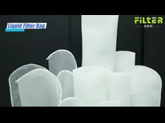 Polyester Liquid Filter Bag 400 Micron Mesh For Lubrication Industries