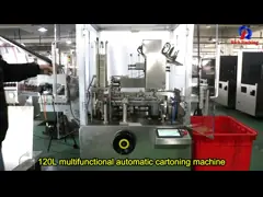 Vertical Automatic Cartoning Machine 120L Pharmaceutical Fully Automatic