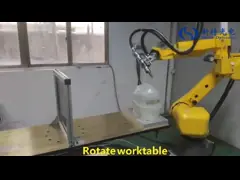 3D Laser Cutting Machine Robot 6 Axis Glass / Carbon Fiber For Helmet