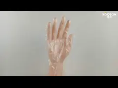 Alkali Proof Disposable PE Gloves Polyethylene Lightweight For Food Prep