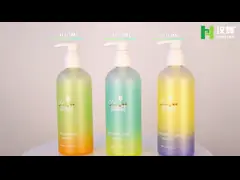 Recyclable Plastic Shampoo Bottles 10 OZ Round PET Matte Finish