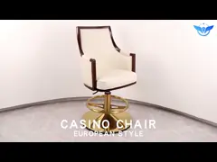 Adjustable Casino Gaming Chairs Comfortable Waterproof With Stainless Base