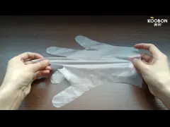 Transparent Disposable PVC Gloves Thin Soft Comfortable Wear Resistant