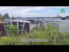 Space Efficient Prefab Folding Container House Temporary Office / Accommodation