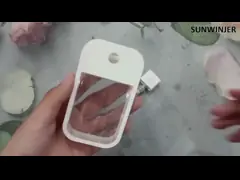 Hand Size Perfume Mist Bottle 45ml PETG Refillable Fine Atomization