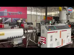 PE / PVC Plastic Pipe Machine Extruder 160kw 380V High Speed