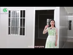 Mobile Prefab Folding Container House Steel Structure Anti Earthquake