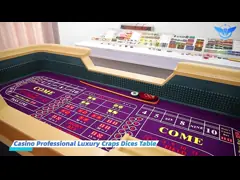 Solid Wooden Casino Poker Table Craps MDF Large Deluxe Custom