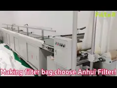 Needled Felt Fiberglass Filter Bag Polyester For Dust Collection