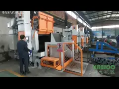 Rubber Belt Crawler Tumblast Shot Blasting Machine Sa2.5 Low Noise For Cleaning
