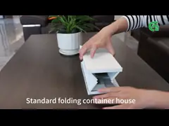 Shipping Prefab Folding Container House Cold Resistance Heat Preservation