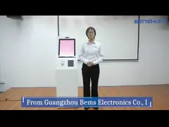 Stand Queue Management Kiosk LED Display 17 Inch For Bank / Hospital