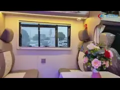 Mobile RV Caravan Van 4 x 2 6 People Luxury Steel Frame For Family Travel