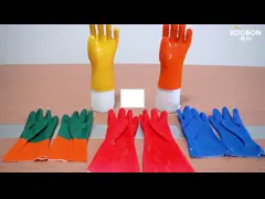 Various Color Disposable Latex Gloves Good Elasticity Tear Resistance