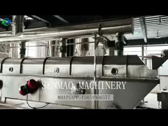 Vibrating Fluid Bed Dryer Machine Particle Feed Additive High Efficiency