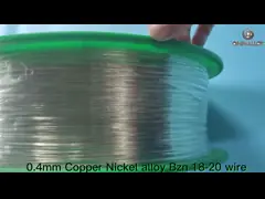 Nickel Copper Based Alloys 0.4mm Bright Surface ASTM B122 Silver