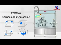 Corner Labeling Machine Double Side Diagonal High Speed With Servo Motor