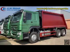Rubbish Collector Garbage Compactor Truck 3 Axle 6 x 4 20m3