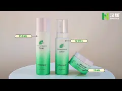 PET Plastic Cosmetic Bottles Hot Stamping For Skin Care Products