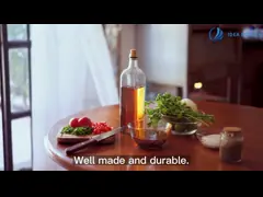 Olive Oil Glass Bottles Marasca 250ml 500ml Round For Kitchen
