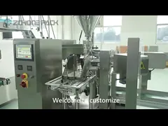 Prefabricated Pouches Tea Bag Packing Machine Rotary Feeding Multi Station