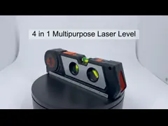 4 in 1 Handheld Digital Multimeter Laser Level Meter Tape Cross Line