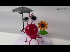 Small Animal Garden Ornament Metal Ant Art Decoration Rustproof